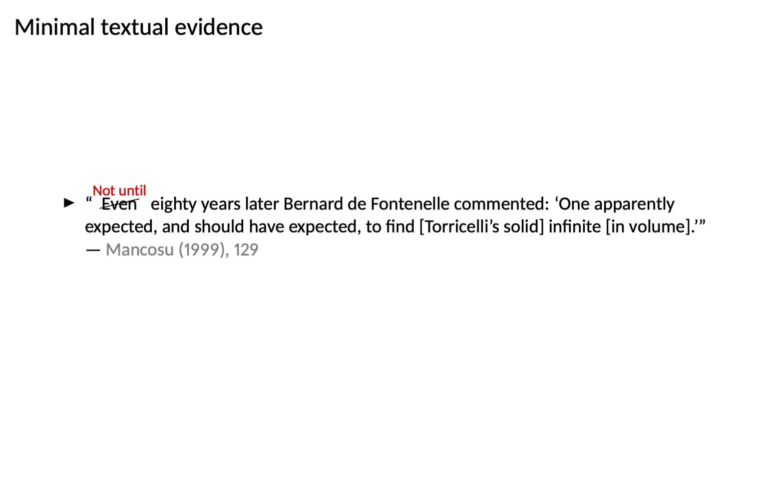 Torricelli’s trumpet is not counterintuitive – Intellectual Mathematics